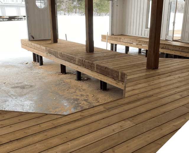 Muskoka General Contracting | Crib Docks, Decks, and Barging